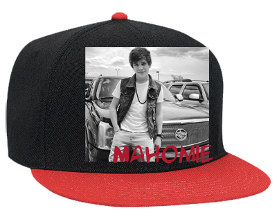 MAHOMIE AUSTIN MAHONE Wool Blend Snapback Flat Bill Hat
