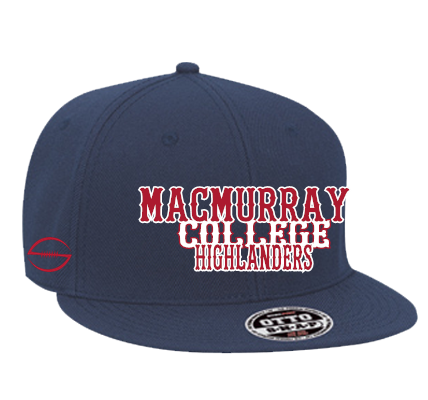 MACMURRAY COLLEGE NCAA FOOTBALL HIGHLANDERS Wool Blend Snapback Flat ...