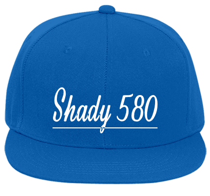 SHADY 580 SHADY ZONE Wool Blend Snapback Flat Bill Hat