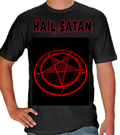 HAIL SATAN Port & Company Tall Essential Tee | PC61T
