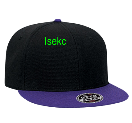 ISEKC Wool Blend Snapback Flat Bill Hat