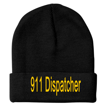 911 DISPATCHER 911 DISPATCHER Design Custom Printed Beanie | Unisex ...