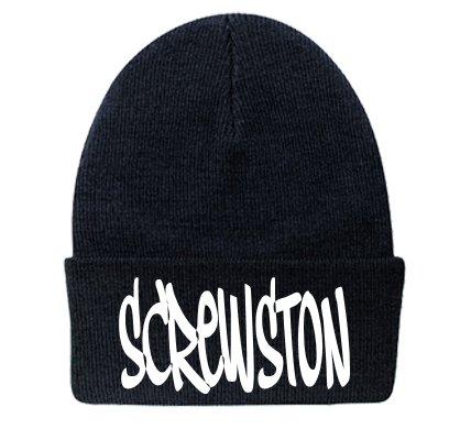 SCREWSTON 12 Beanie | Custom Embroidered