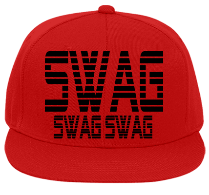 SWAG SWAG SWAG ON YOU Wool Blend Snapback Flat Bill Hat