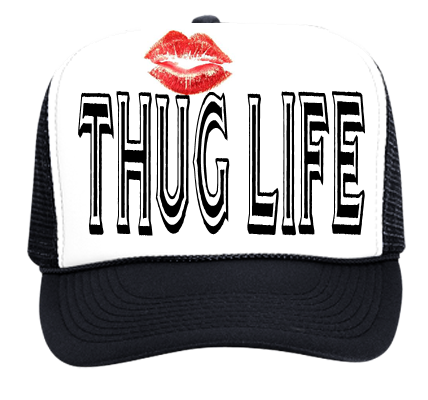 THUG LIFE Create Printed Trucker Hat | Unisex Otto Cap Trucker Hat 39-169