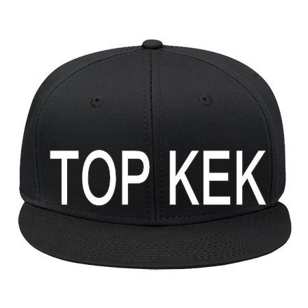 TOP KEK Snap Back Flat Bill Hat