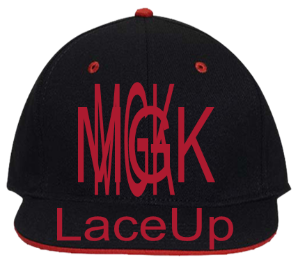 MGK LOGAN LACE UP LACEUP LACEUP Flat Bill Flex Hat