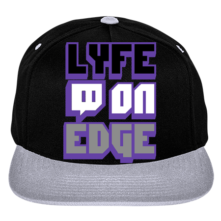 LyfeOnEdge Twitch Hat Snap Back Flat Bill Hat
