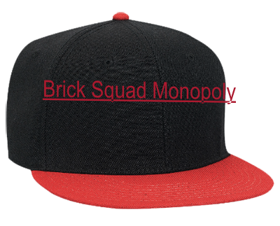 Brick Squad Monopoly Hat Wool Blend Snapback Flat Bill Hat