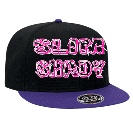SLIM SHADY EMINEM - Snapback Flat Bill Hat - 125-978 - 125-9782029 ...
