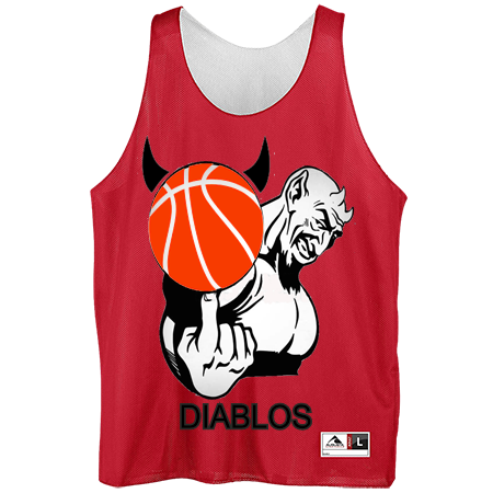 DIABLOS Adult Basketball Reversible Uniforms