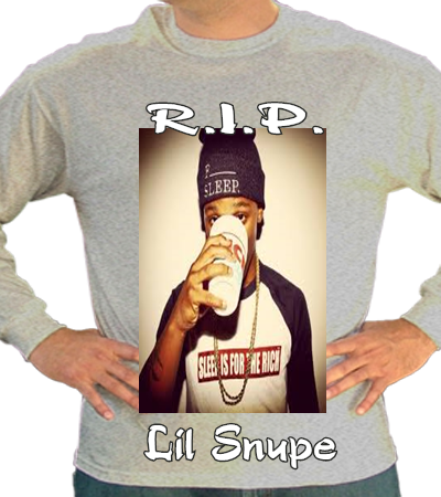 RIP LIL SNUPE IM THAT NIGGA NOW Hanes Longsleeve T-shirt