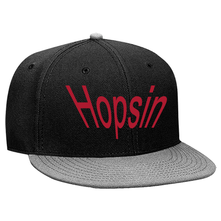 HOPSIN - Snapback Flat Bill Hat - 125-978 - 125-9782038 - Custom Heat ...
