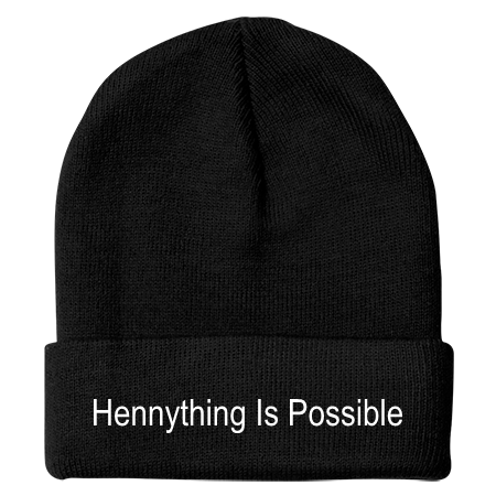 HENNYTHING IS POSSIBLE Design Custom Printed Beanie | Unisex Yupoong ...