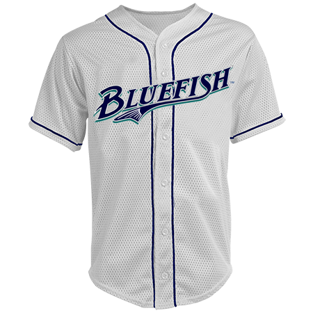 Bridgeport Bluefish Angel Espada Jersey Create Custom Printed Baseball ...