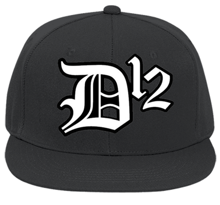 D12 Wool Blend Snapback Flat Bill Hat