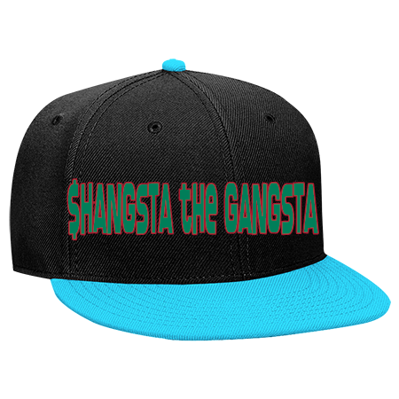 HANGSTA THE GANGSTA 1 RAPPER Wool Blend Snapback Flat Bill Hat