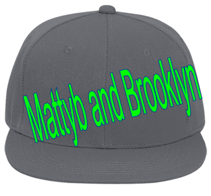MATTYB AND BROOKLYN Wool Blend Snapback Flat Bill Hat