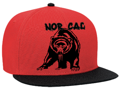 NOR CAL 559 Wool Blend Snapback Flat Bill Hat