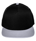 Custom Printed | 5 Panel Cotton Twill 2-Tone Snapback - CustomPlanet.com
