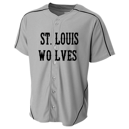 ST. LOUIS-WOLVES-WHO-1 - Knit Baseball Jersey - N4214 - Custom Heat ...