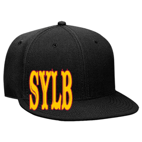 Sylb Wool Blend Snapback Flat Bill Hat