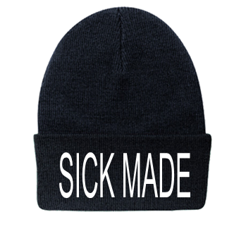 SICK MADE 12 Beanie | Custom Embroidered